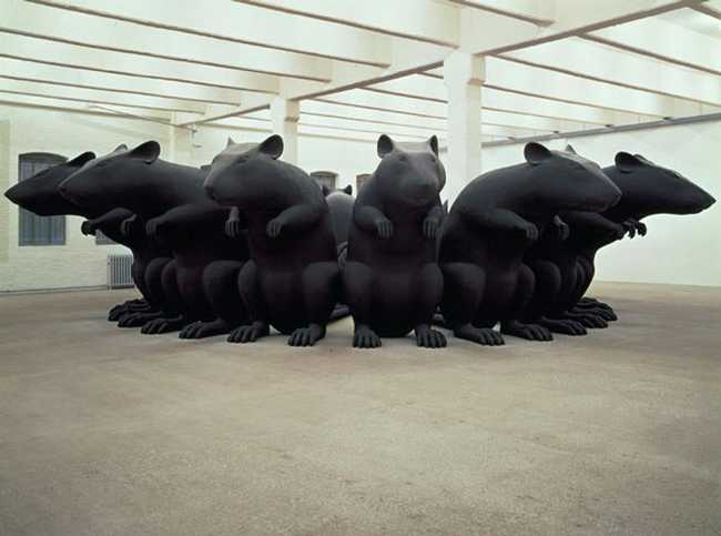 Katharina Fritsch Roi des rats 1993 | Les Rives de l'Art